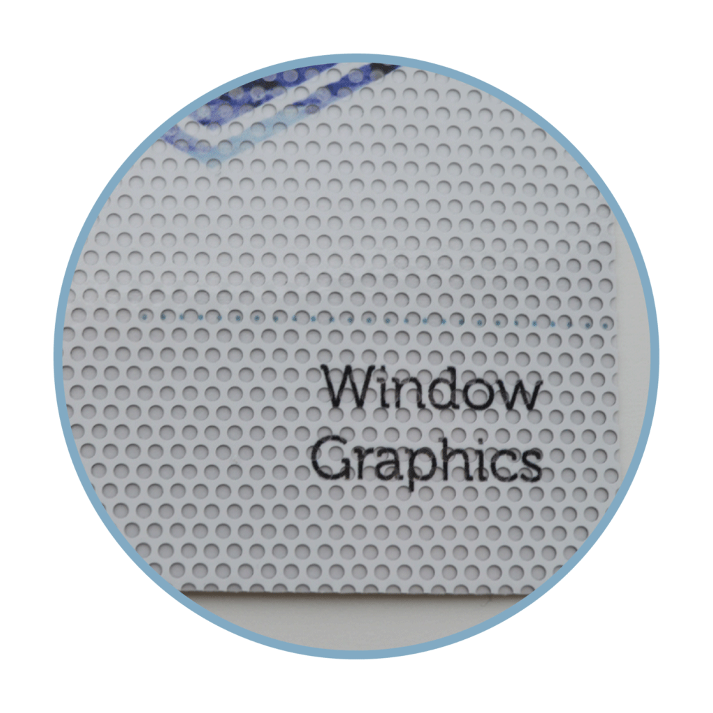 Perforierte Lochfolie für Fahrzeugfenster drucken - Image Printing - Berlin