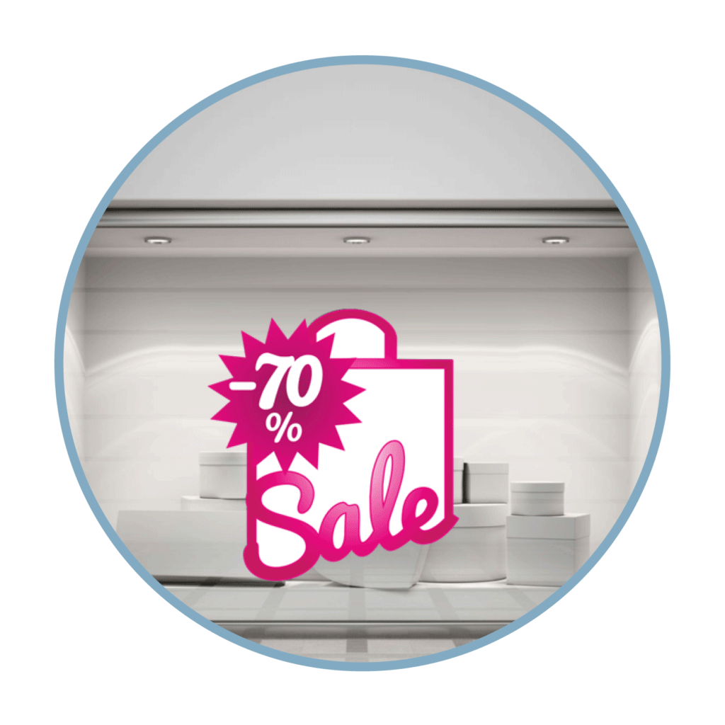 Sale Sticker Prozente für Abverkauf - Image Printing - Berlin